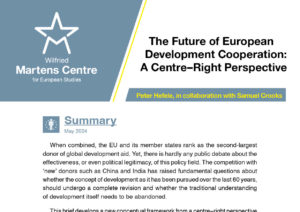 The Future of European Development Cooperation: A Centre–Right ...
