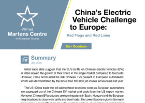 China’s Electric Vehicle Challenge to Europe: Red Flags and Red Lines ...